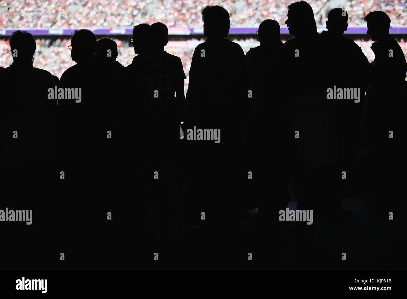 Sporting event people bleachers hi-res stock photography and images - Alamy