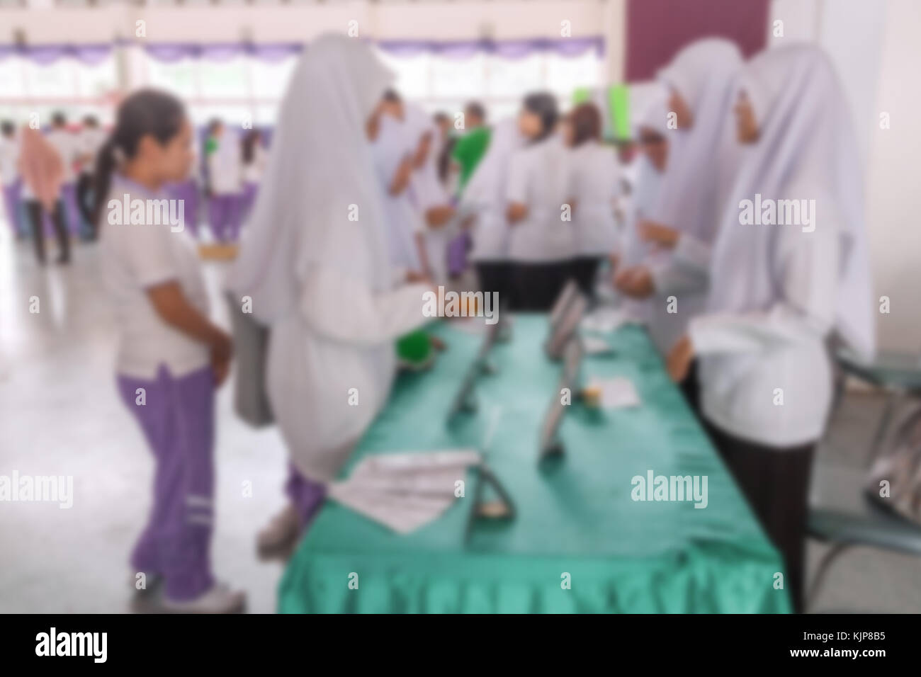 blurred blur Medicine students School explain learning discussing their ...