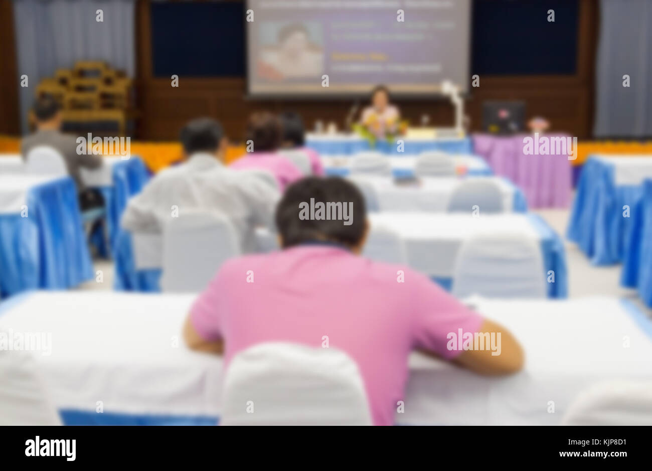 Abstract blur conference hall hi-res stock photography and images - Alamy