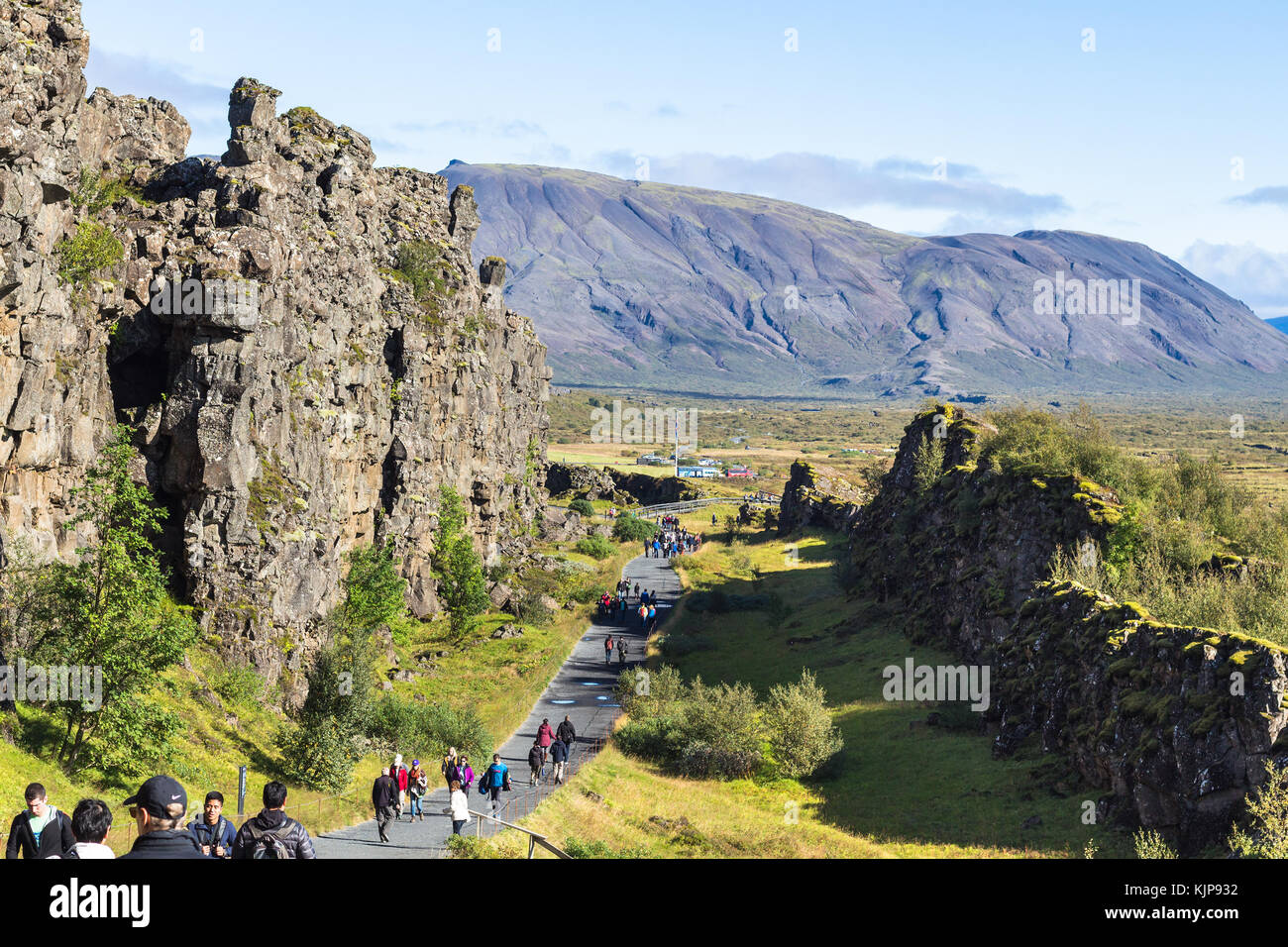 Almannagja gorge hi-res stock photography and images - Alamy