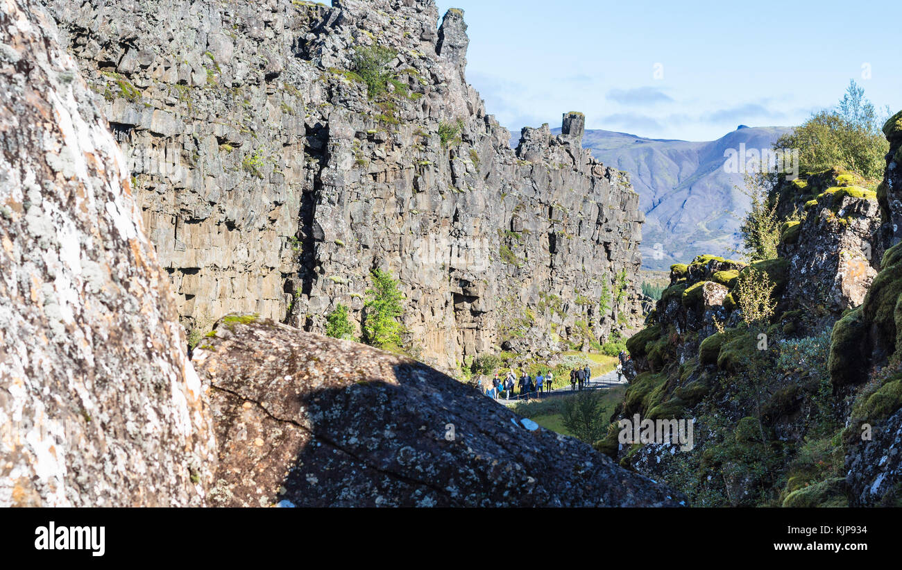 Almannagja gorge hi-res stock photography and images - Alamy