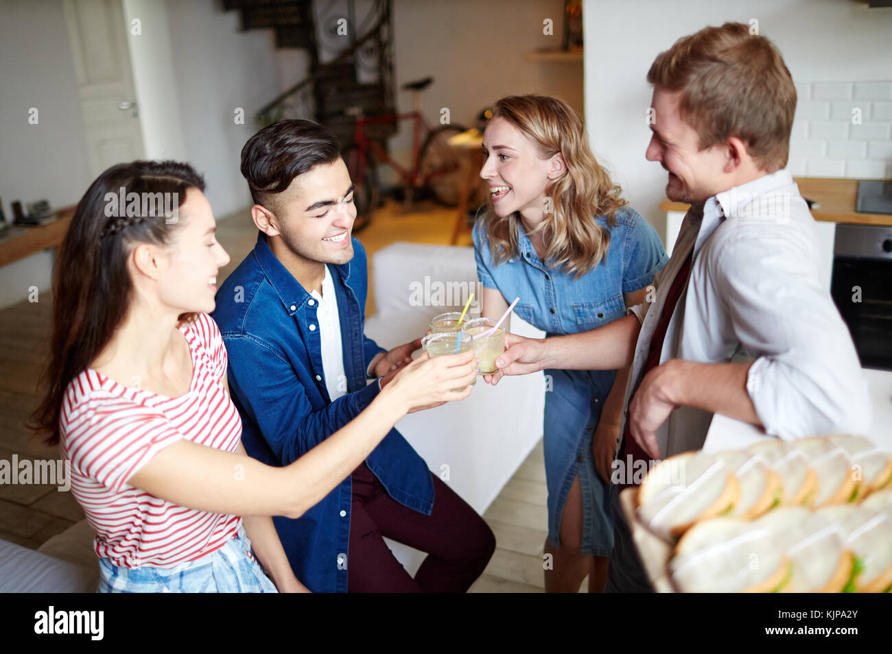 Friday night home hi-res stock photography and images - Alamy