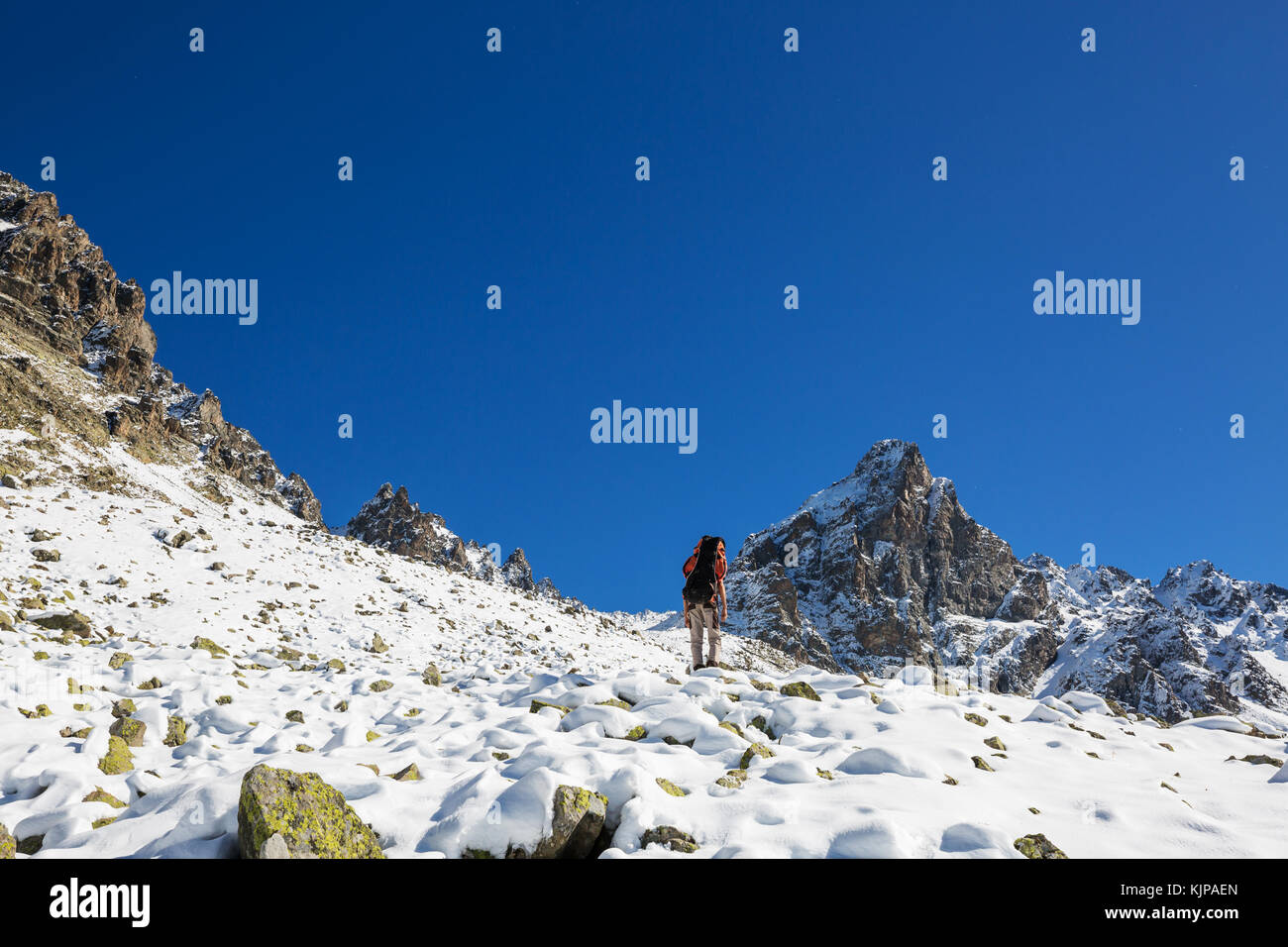 Hike in Kackar Mountains in eastern Turkey, autumn season Stock Photo ...