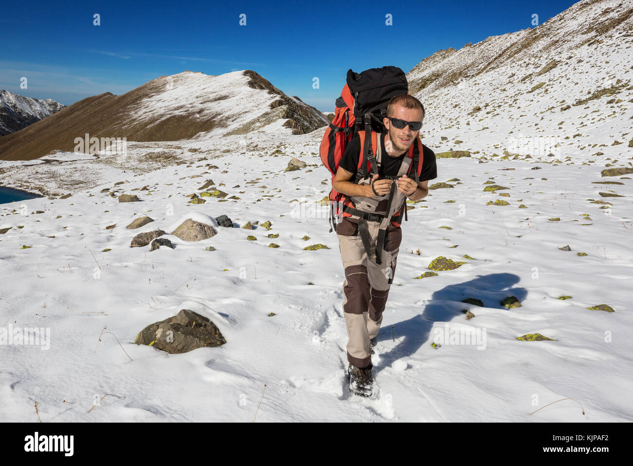 Hike in Kackar Mountains in eastern Turkey, autumn season Stock Photo ...