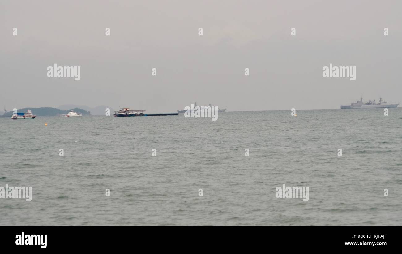 50th anniversary ASEAN International Fleet Review 2017 Navy ships in ...