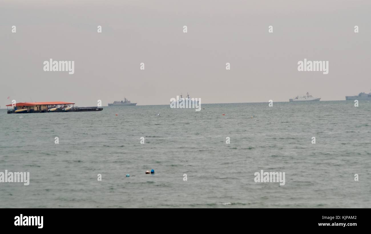 50th anniversary ASEAN International Fleet Review 2017 Navy ships in ...