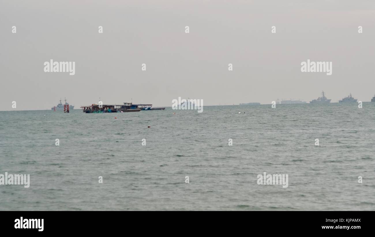 50th anniversary ASEAN International Fleet Review 2017 Navy ships in ...