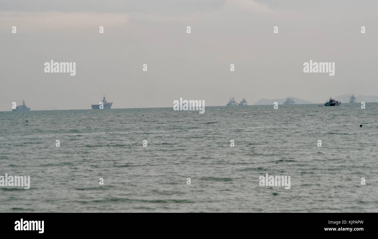 50th anniversary ASEAN International Fleet Review 2017 Navy ships in ...