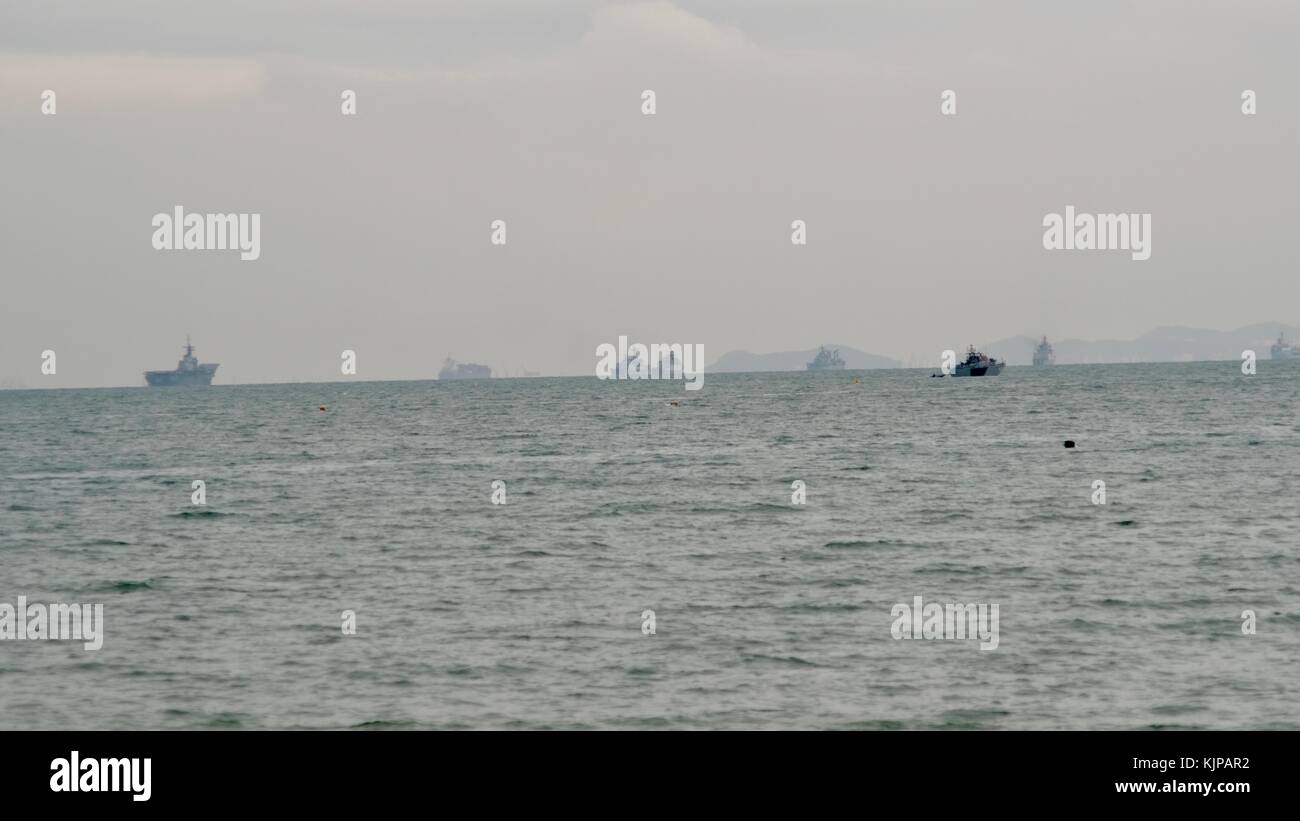 50th anniversary ASEAN International Fleet Review 2017 Navy ships in ...