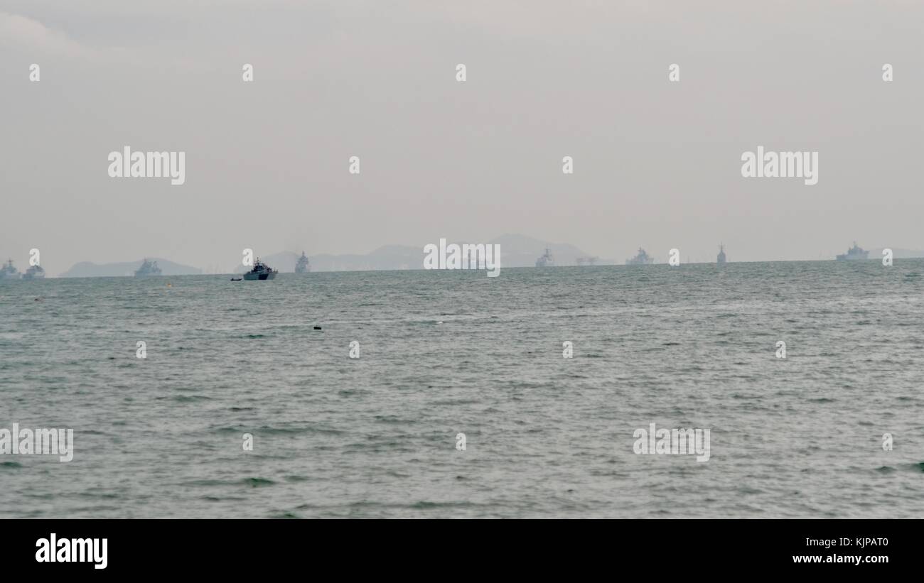 50th anniversary ASEAN International Fleet Review 2017 Navy ships in ...