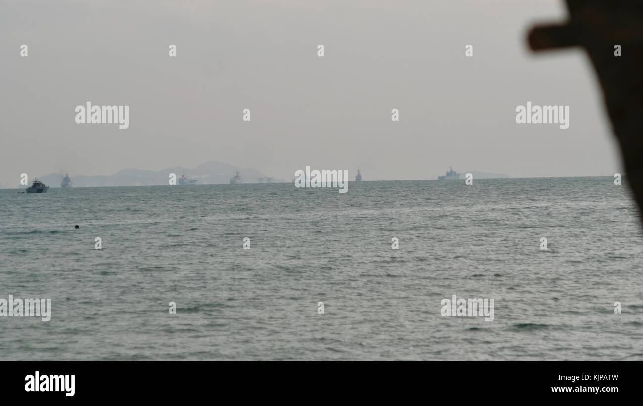 50th anniversary ASEAN International Fleet Review 2017 Navy ships in ...
