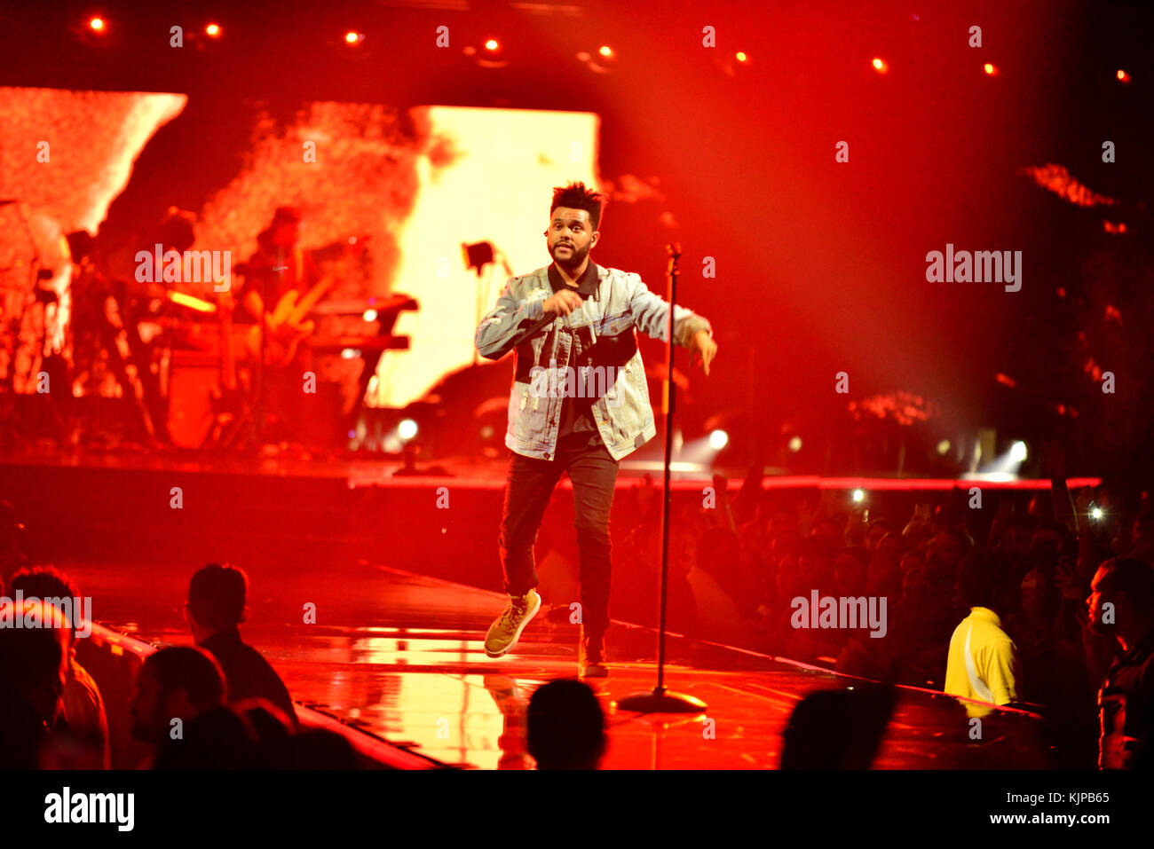 'The Weeknd - Starboy: Legend of the Fall 2017 World Tour' at AmericanAirlines Arena Featuring ...