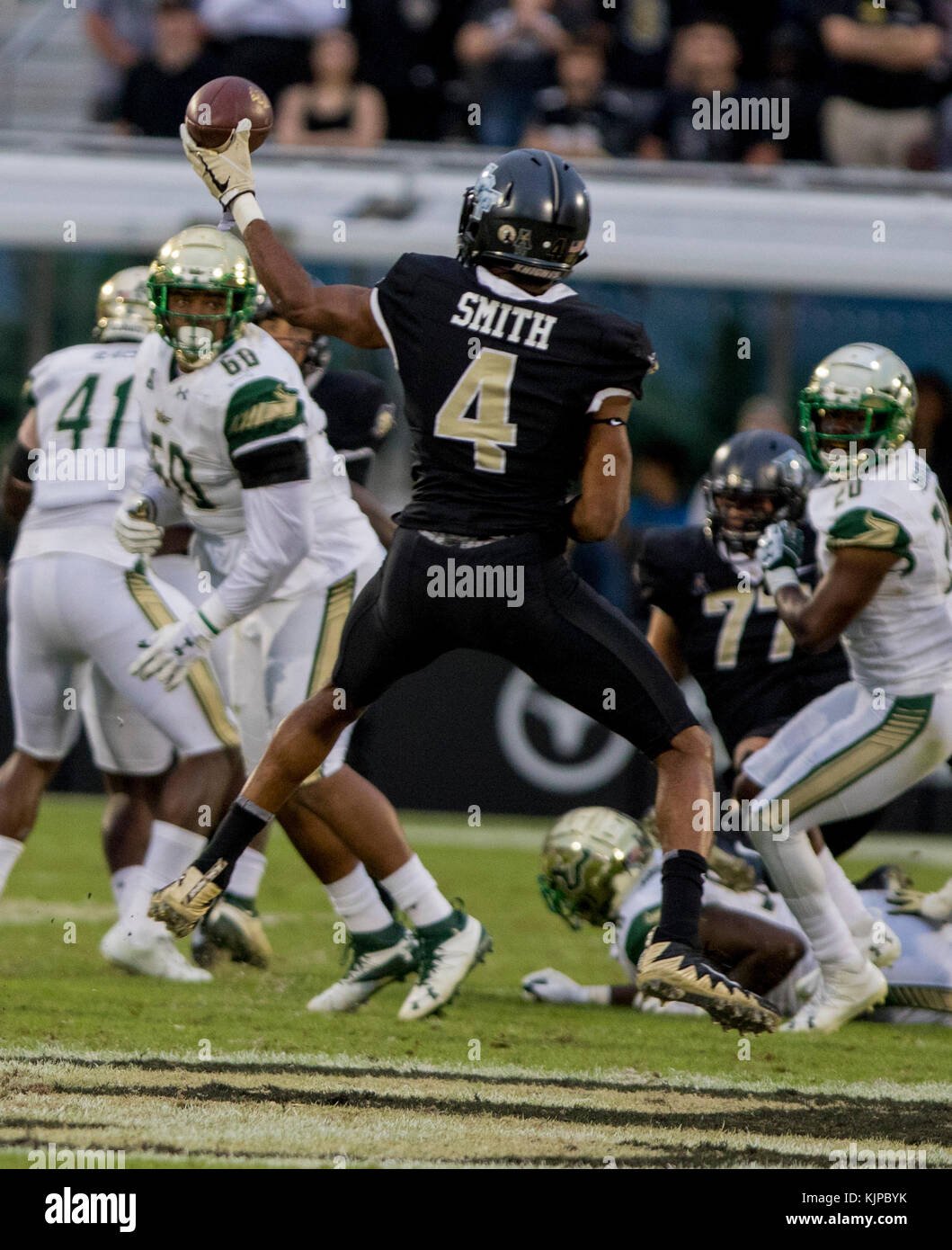Spectrum Stadium. 24th Nov, 2017. FL, USA; UCF Knights wide receiver ...