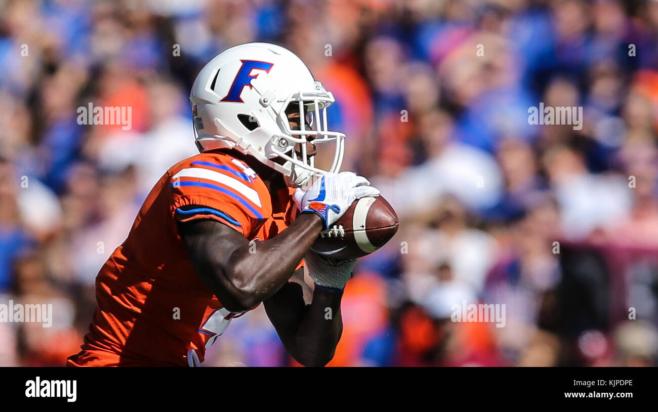 Florida, USA. 25th Nov, 2017. Florida Gators wide receiver Brandon ...