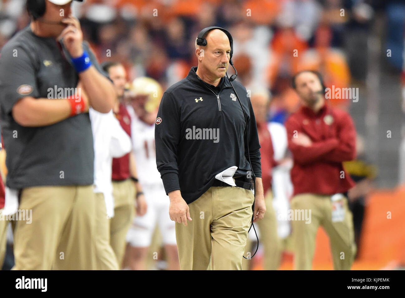 Syracuse, New York, USA. 25th Nov, 2017. Boston College Eagles head ...