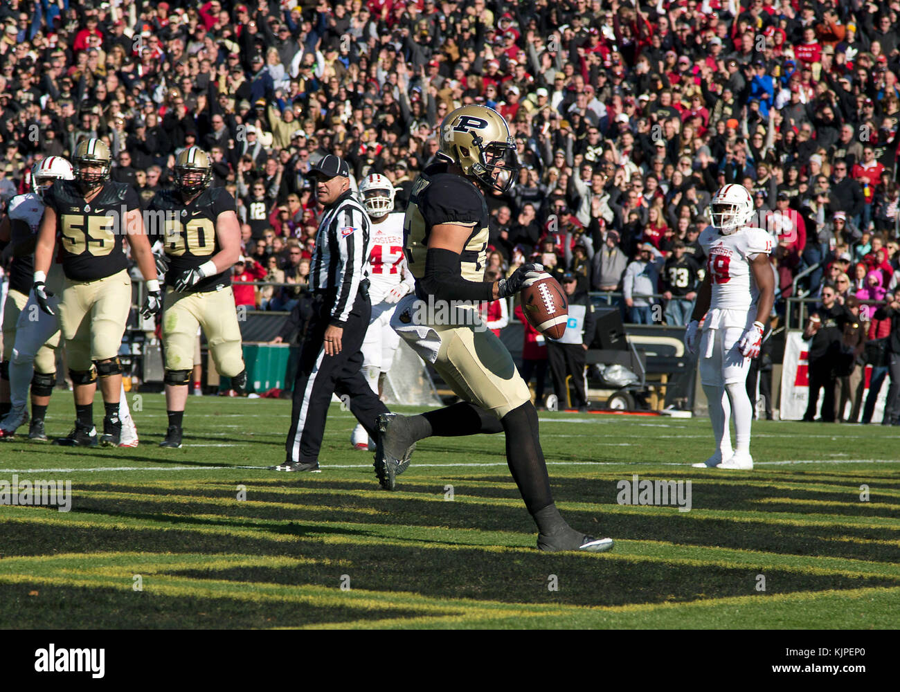 West Lafayette, Indiana, USA. 25th Nov, 2017. Purdue wide receiver ...