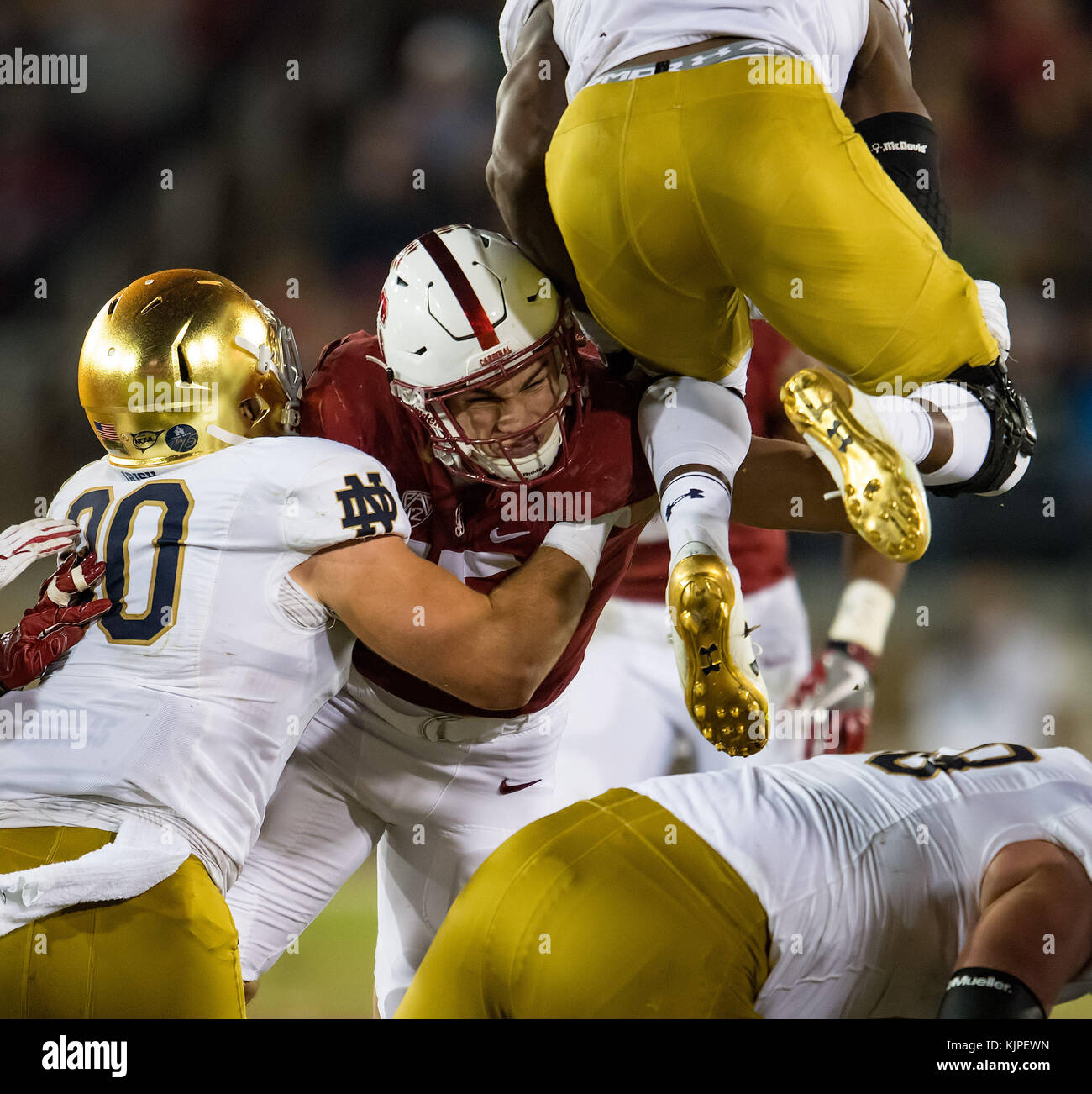 Stanford, California, USA. 25th Nov, 2017. Stanford Cardinal linebacker ...