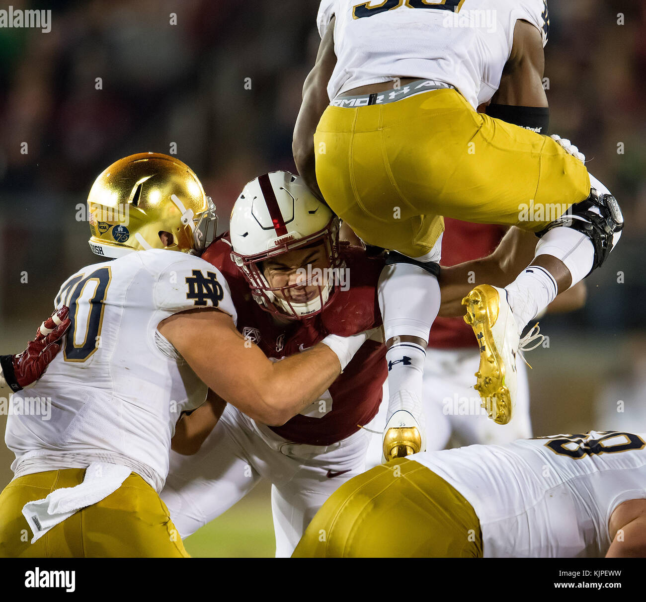 Stanford, California, USA. 25th Nov, 2017. Stanford Cardinal linebacker ...