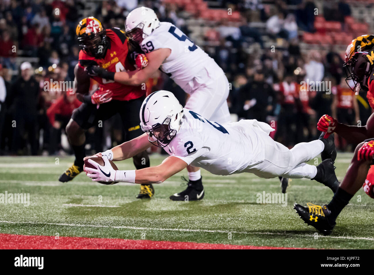 College Park, Maryland, USA. 25th Nov, 2017. Penn State Nittany Lions ...