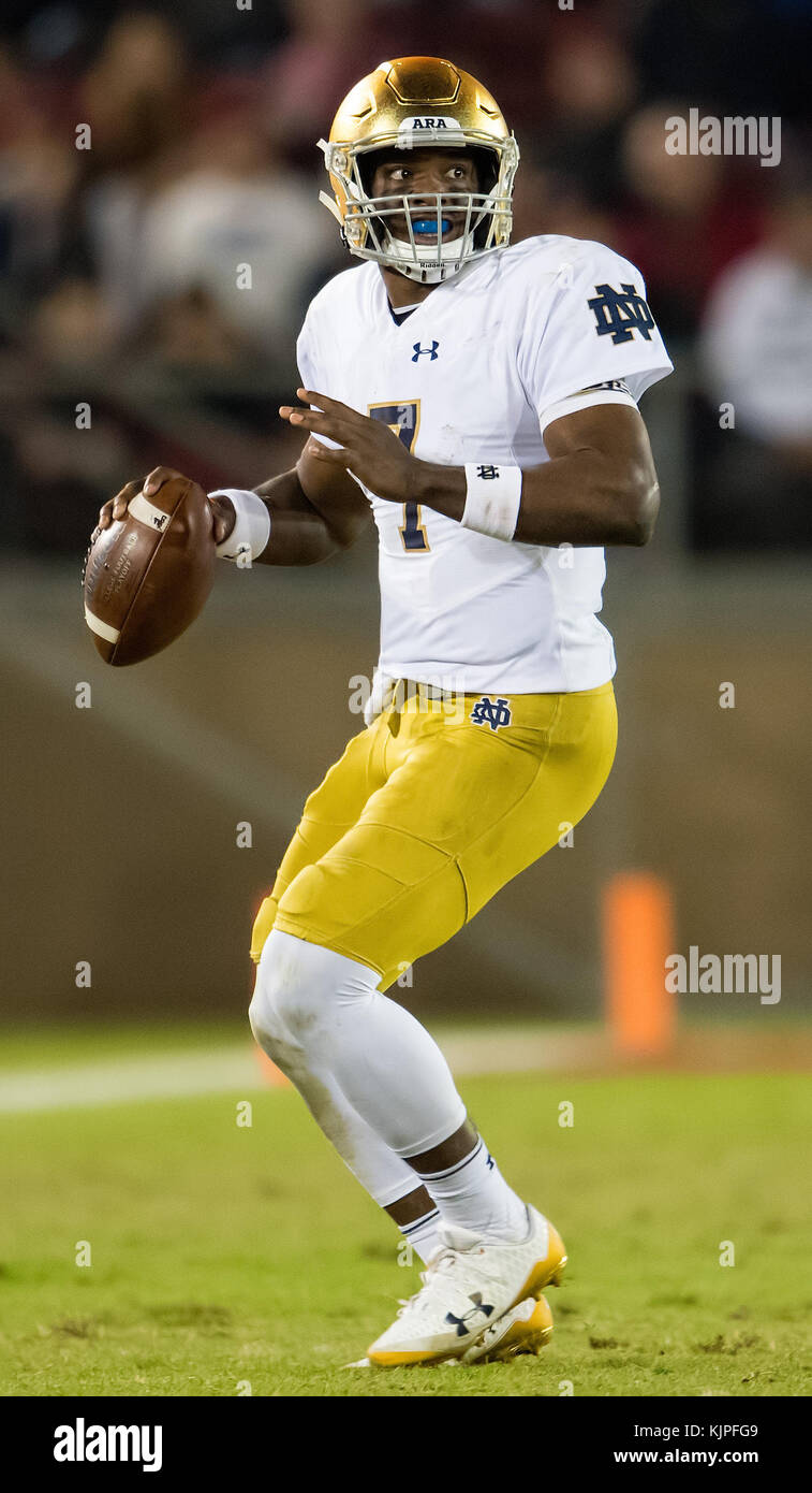 Stanford, California, USA. 25th Nov, 2017. Notre Dame Fighting Irish ...