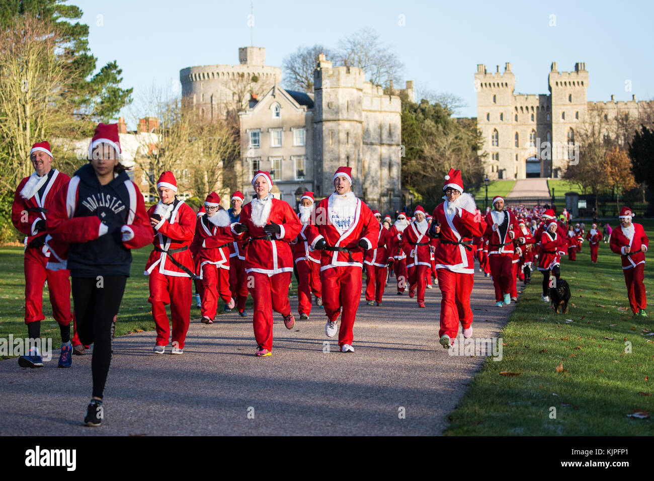 Windsor santa dash hi-res stock photography and images - Alamy