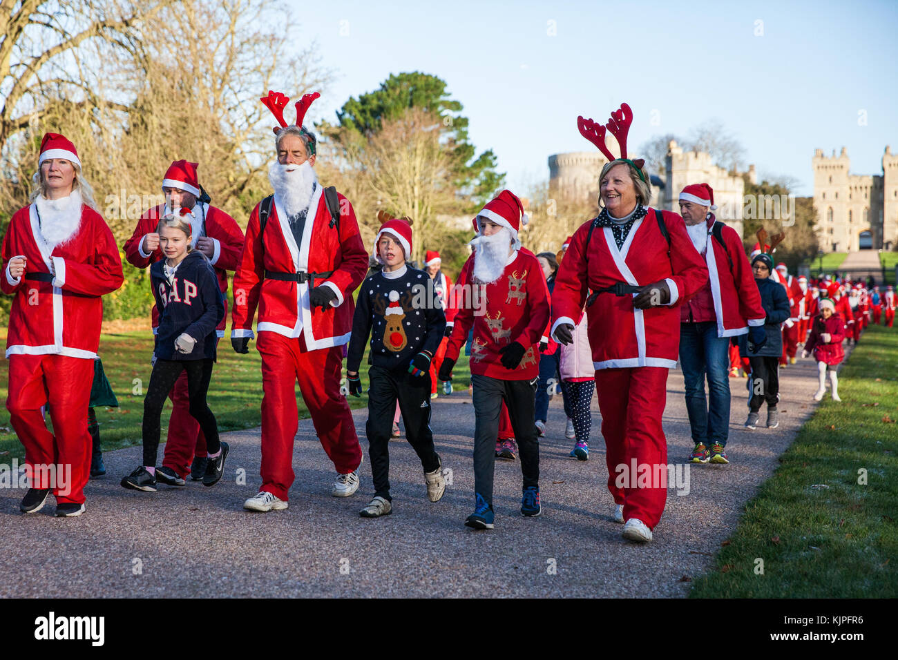 Windsor santa dash hi-res stock photography and images - Alamy