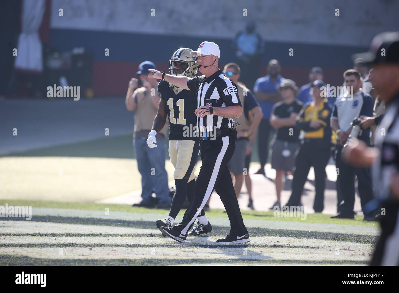 Los Angeles, CA, USA. 26th Nov, 2017. Referee John Parry at the NFL New ...