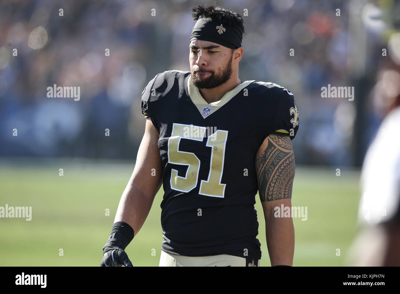Los Angeles, CA, USA. 26th Nov, 2017. New Orleans Saints middle ...