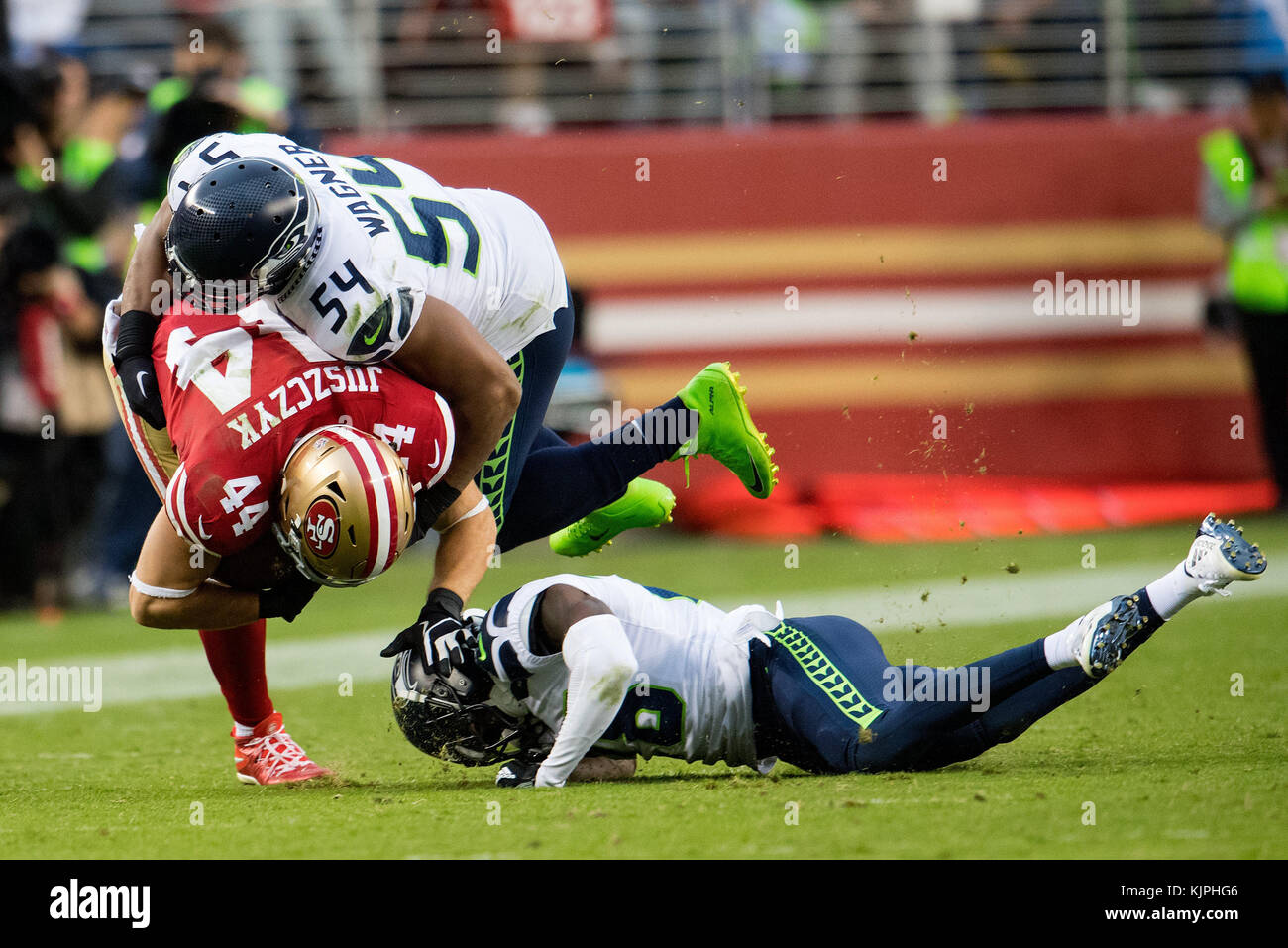 Santa Clara, California, USA. 26th Nov, 2017. San Francisco 49ers ...