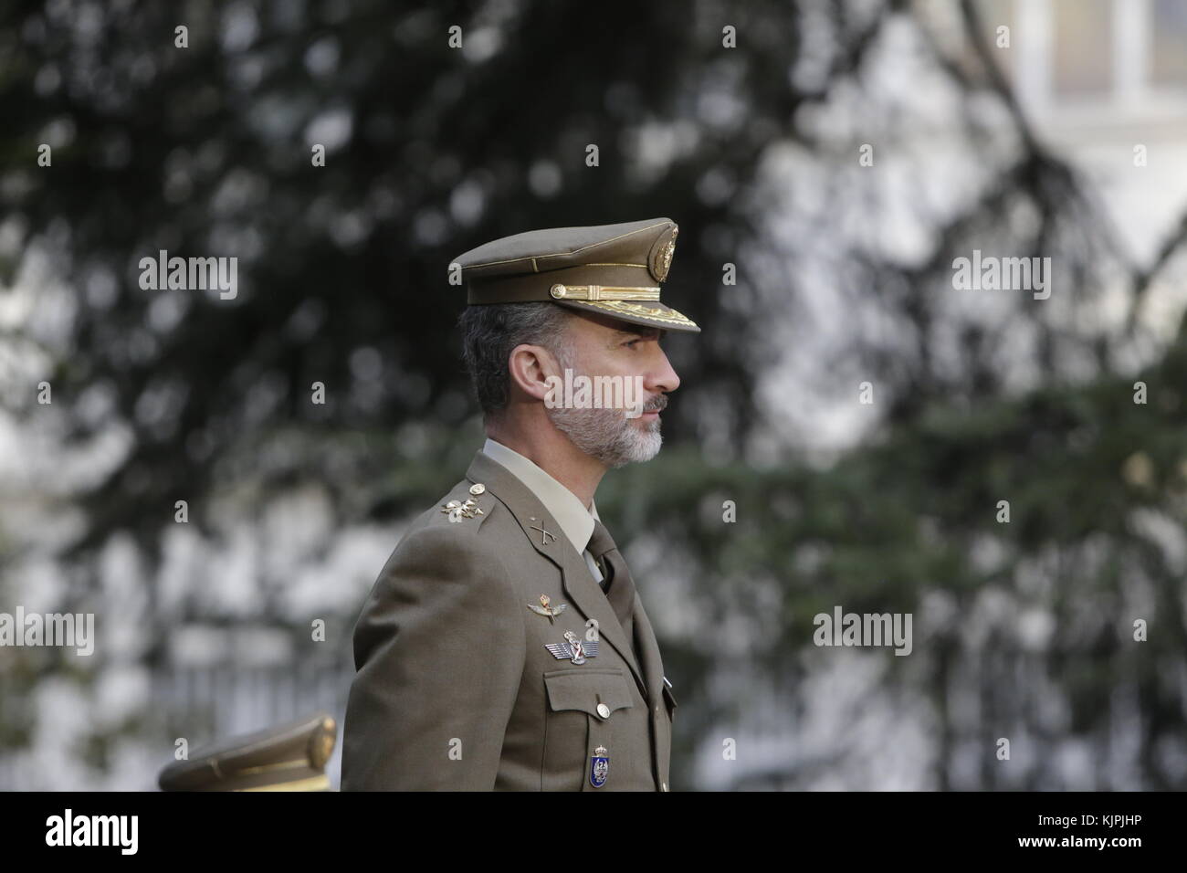 Madrid, Spain. 27th November, 2017. Spanish King Felipe VI during visit ...