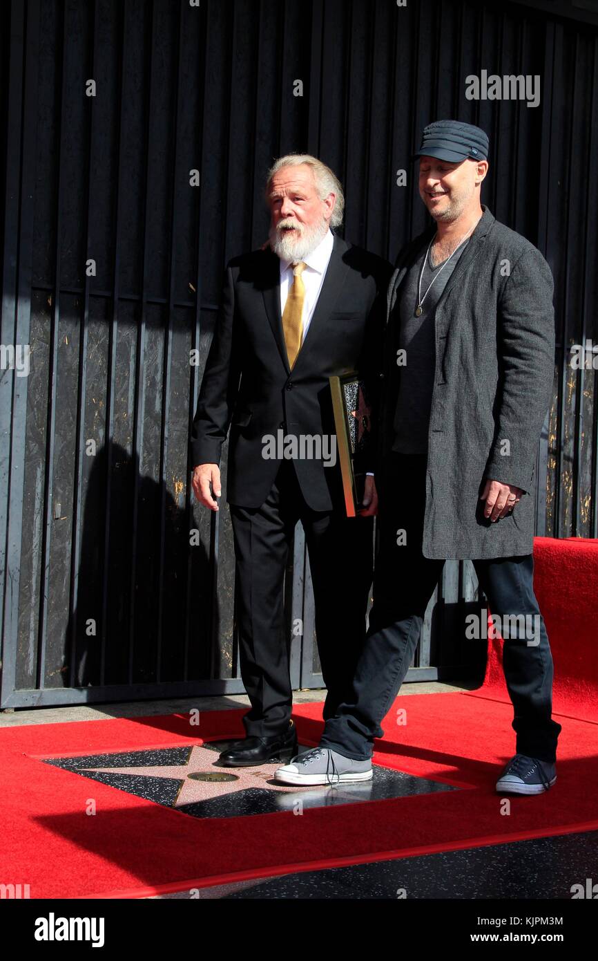 Los Angeles, CA, USA. 20th Nov, 2017. Nick Nolte, Gavin O'Connor at the ...
