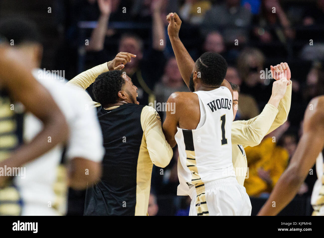 Winston-Salem, NC, USA. 10th Nov, 2017. Wake Forest guard Keyshawn ...