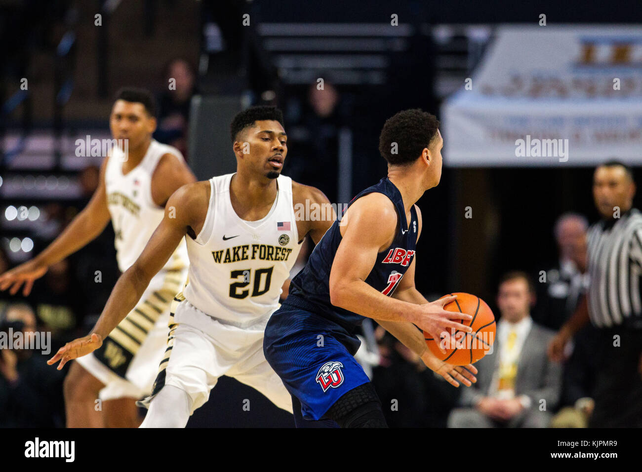 Winston-Salem, NC, USA. 14th Nov, 2017. Wake Forest forward Terrence ...