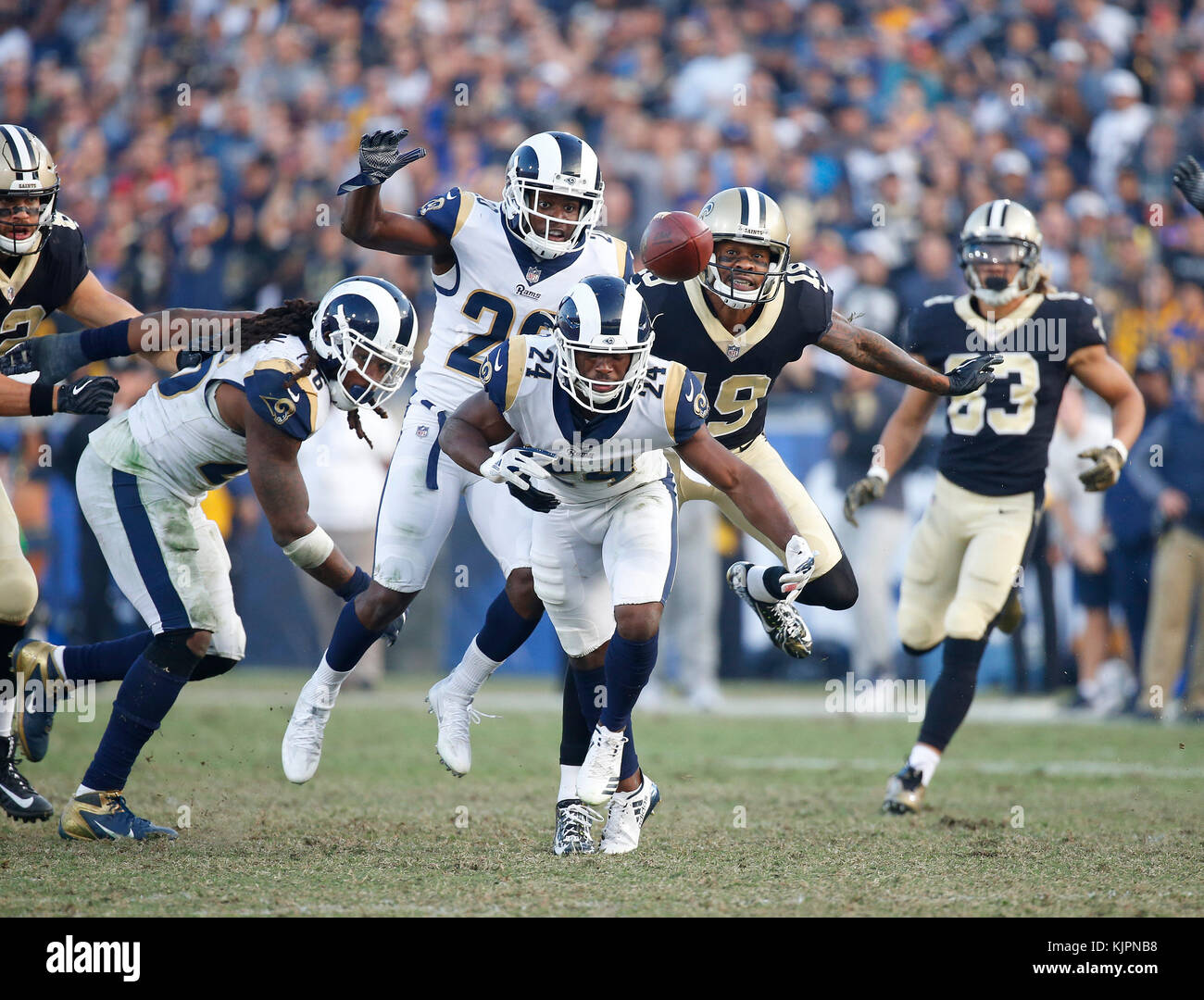 November 26, 2017 Los Angeles Rams corner back Blake Countess (24 ...