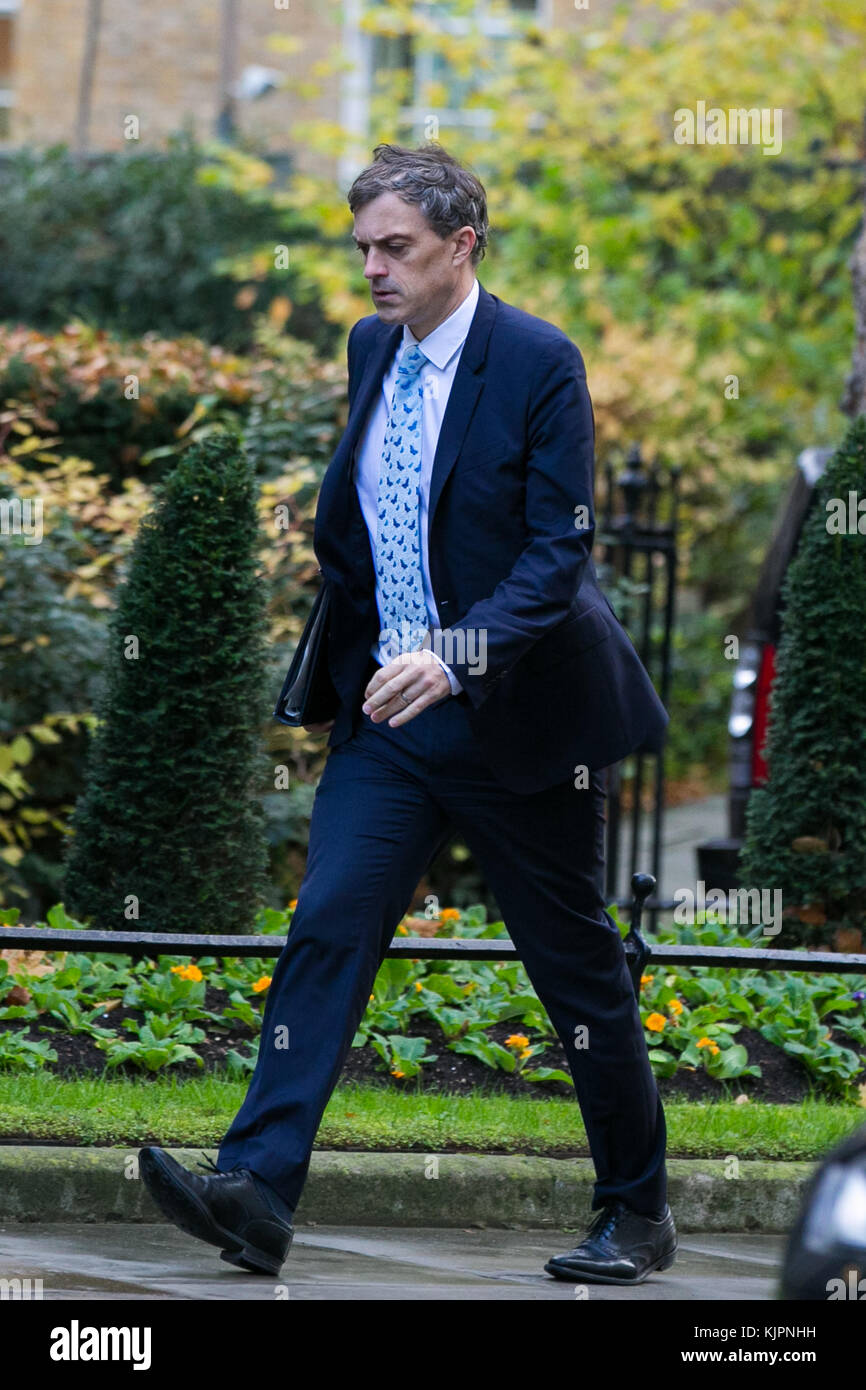 Downing Street. London, UK. 28th Nov, 2017. Julian Smith, Parliamentary ...