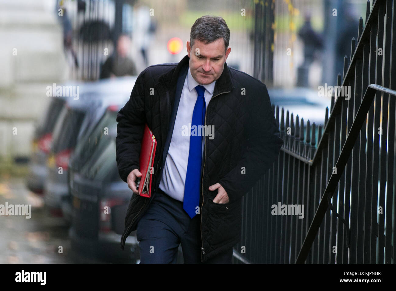 Downing Street. London, UK. 28th Nov, 2017. David Gauke, Secretary of ...