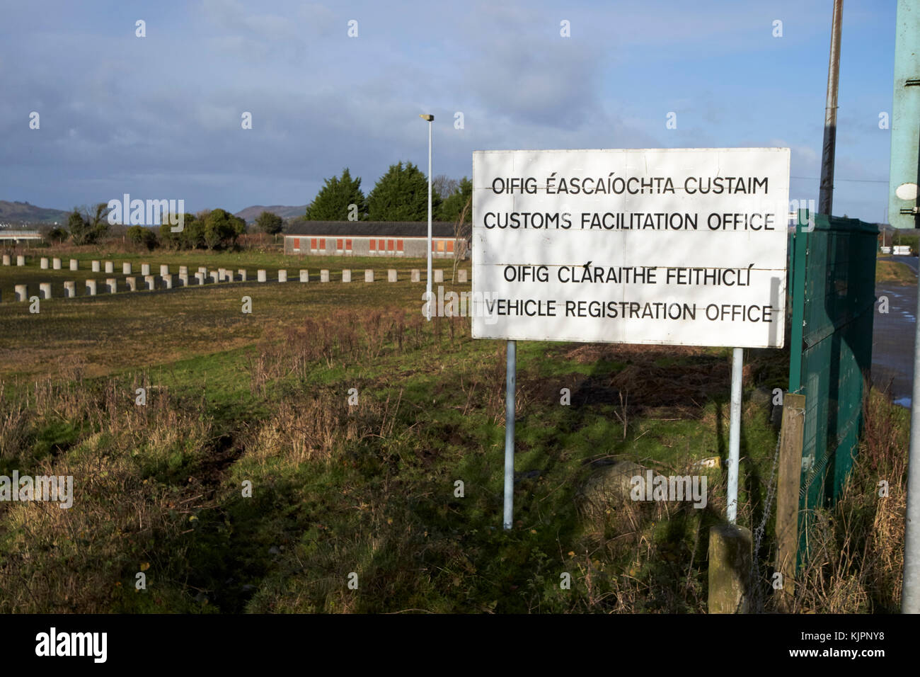 Disused Irish Customs office near the irish border between Northern ...