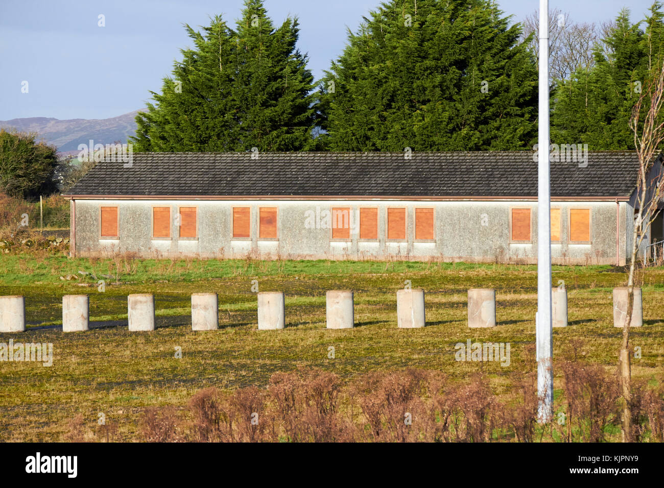 Disused Irish Customs office near the irish border between Northern ...