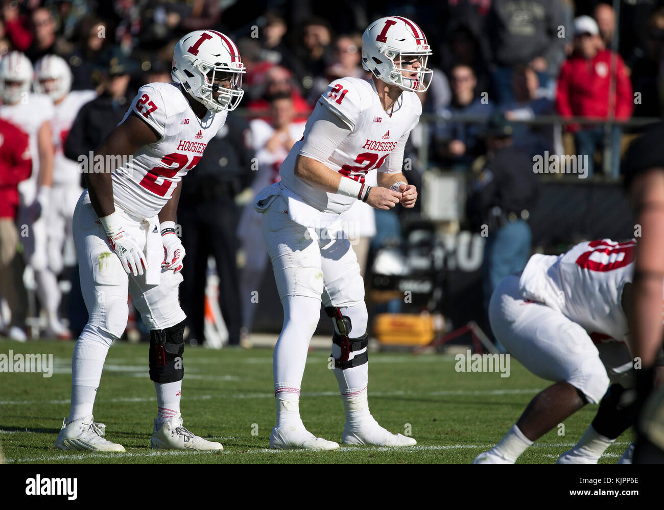 West Lafayette, Indiana, USA. 25th Nov, 2017. Indiana quarterback ...