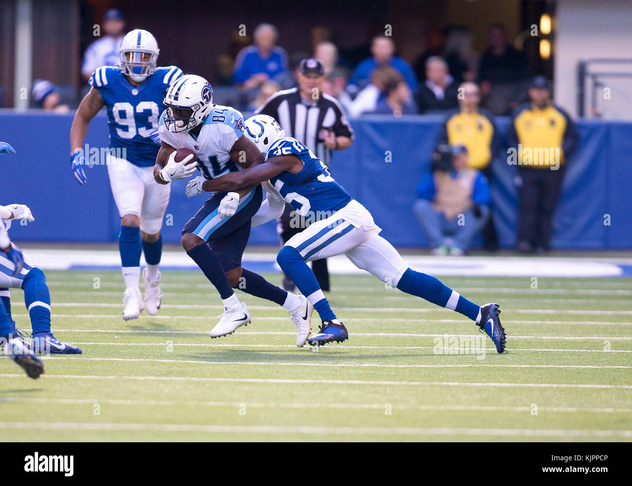 Indianapolis, Indiana, USA. 26th Nov, 2017. Tennessee wide receiver ...