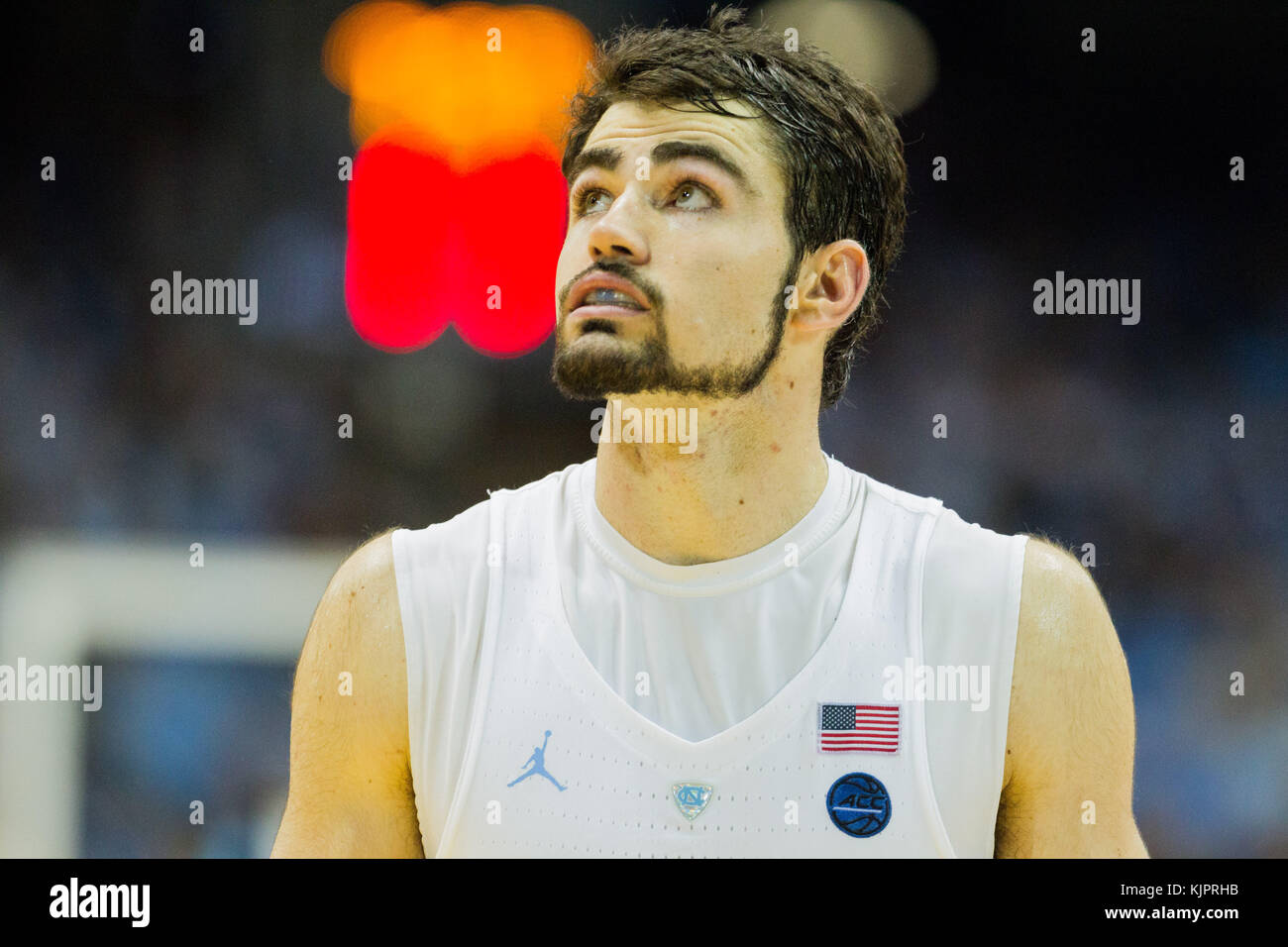 North carolina tar heels forward luke maye 32 hi-res stock photography ...