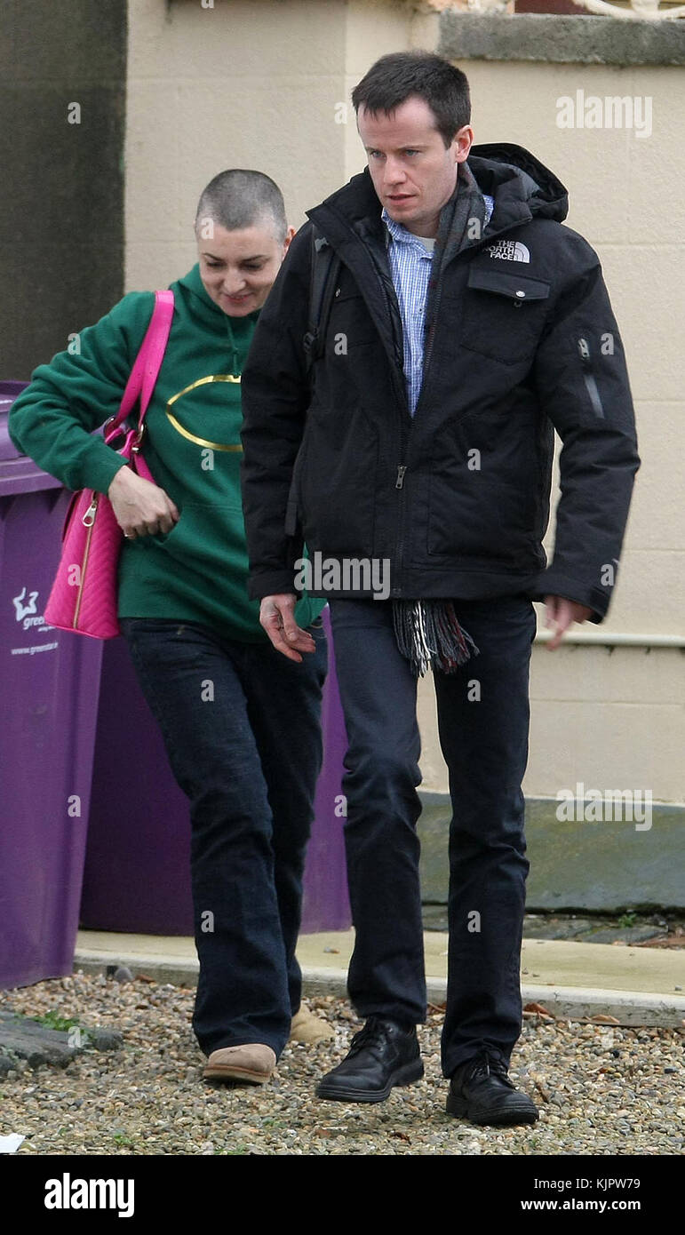 DUBLIN, IRELAND - JANUARY 04: Irish musician Sinead O'Connor seems to ...
