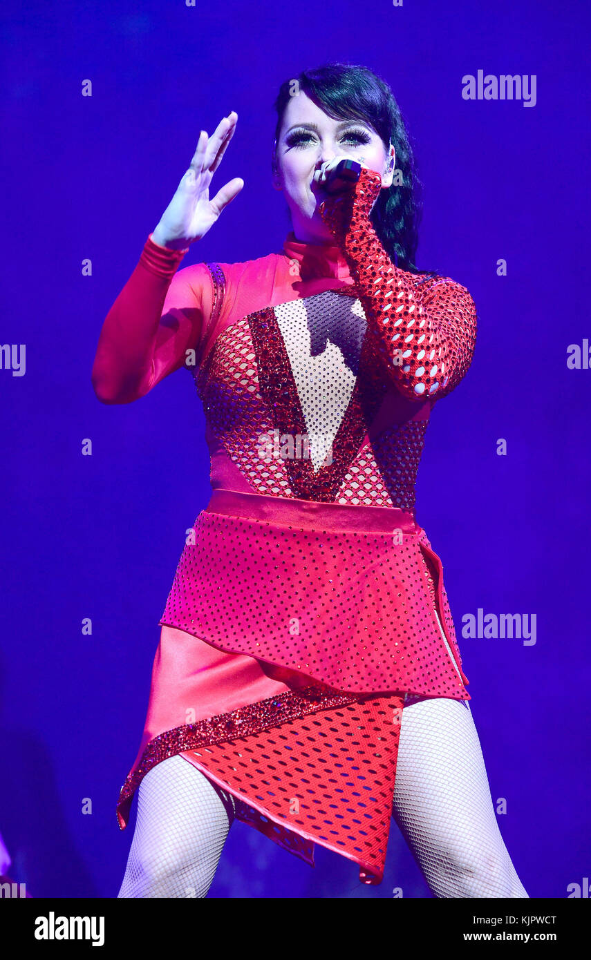 Lisa Scott-Lee of Steps performing at the O2 Arena in London Stock ...