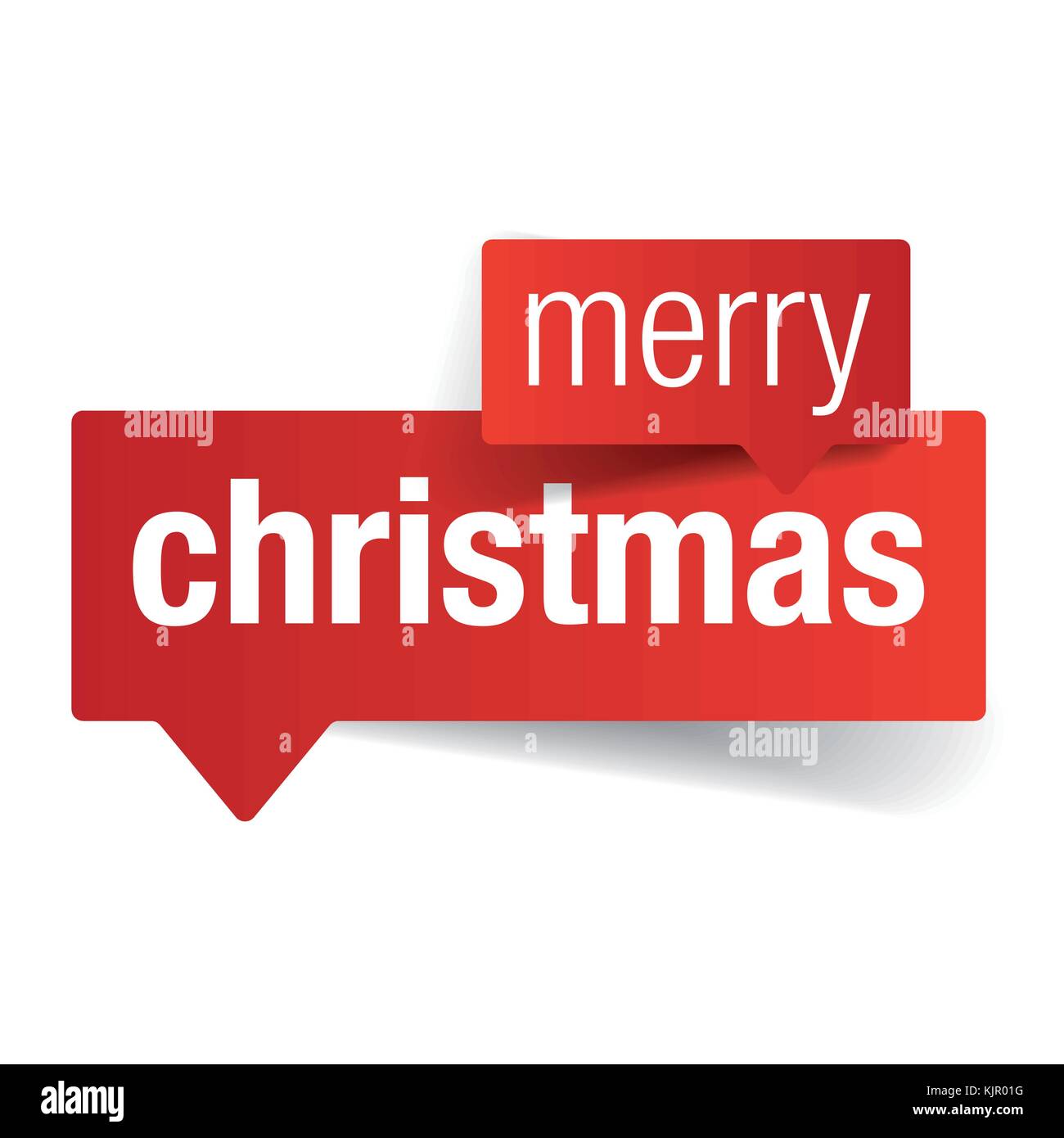 Merry Christmas sign label vector Stock Vector Image & Art - Alamy