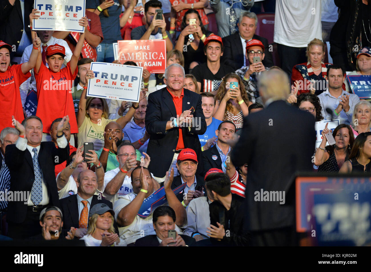 FORT LAUDERDALE, FL - AUGUST 10: Republican presidential nominee Donald ... FORT LAUDERDALE, FL - AUGUST 10: Republican presidential nominee Donald ...