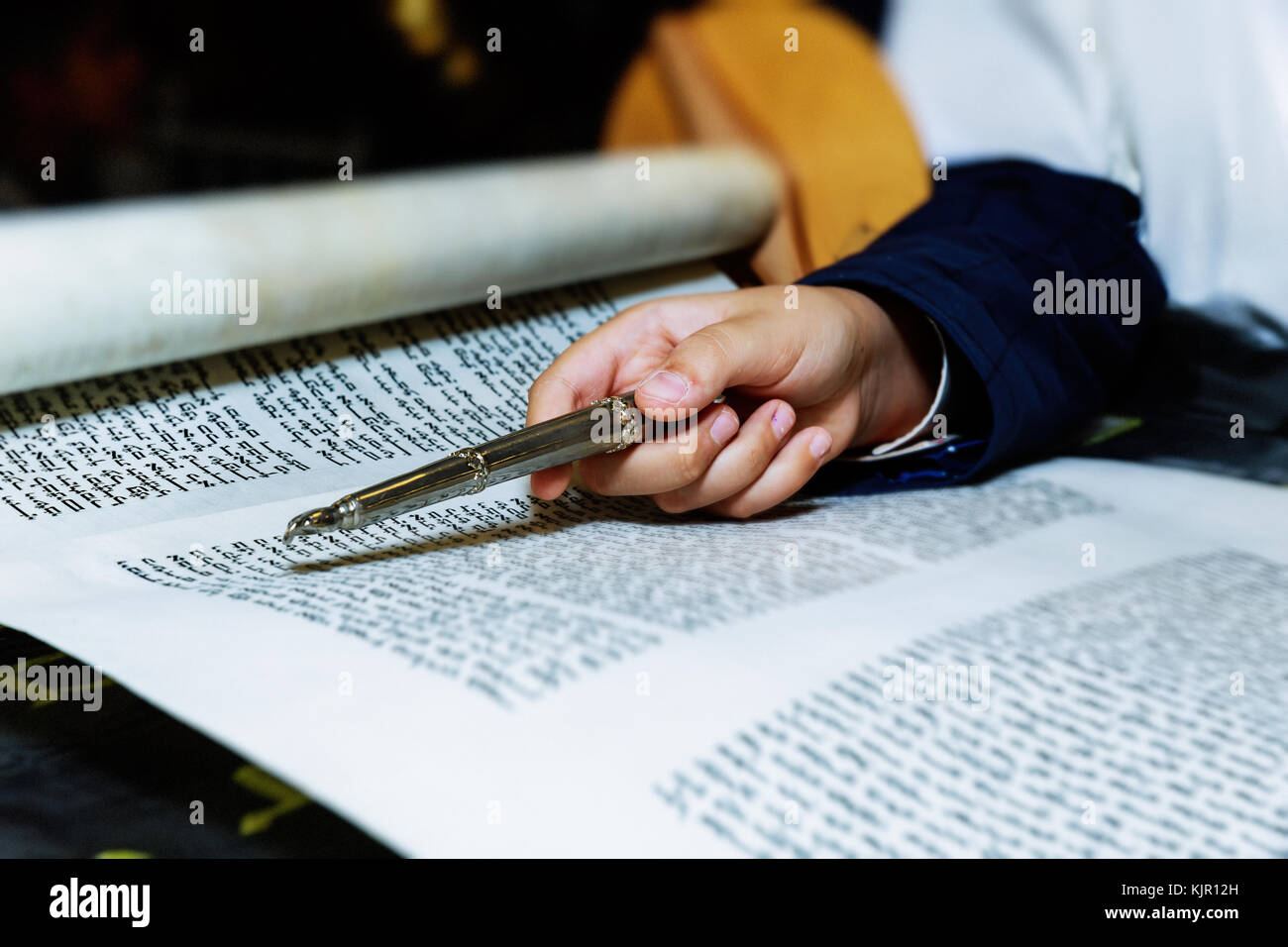 Bar Mitzvah celebrations, ceremonial reading from the Jewish religious ...