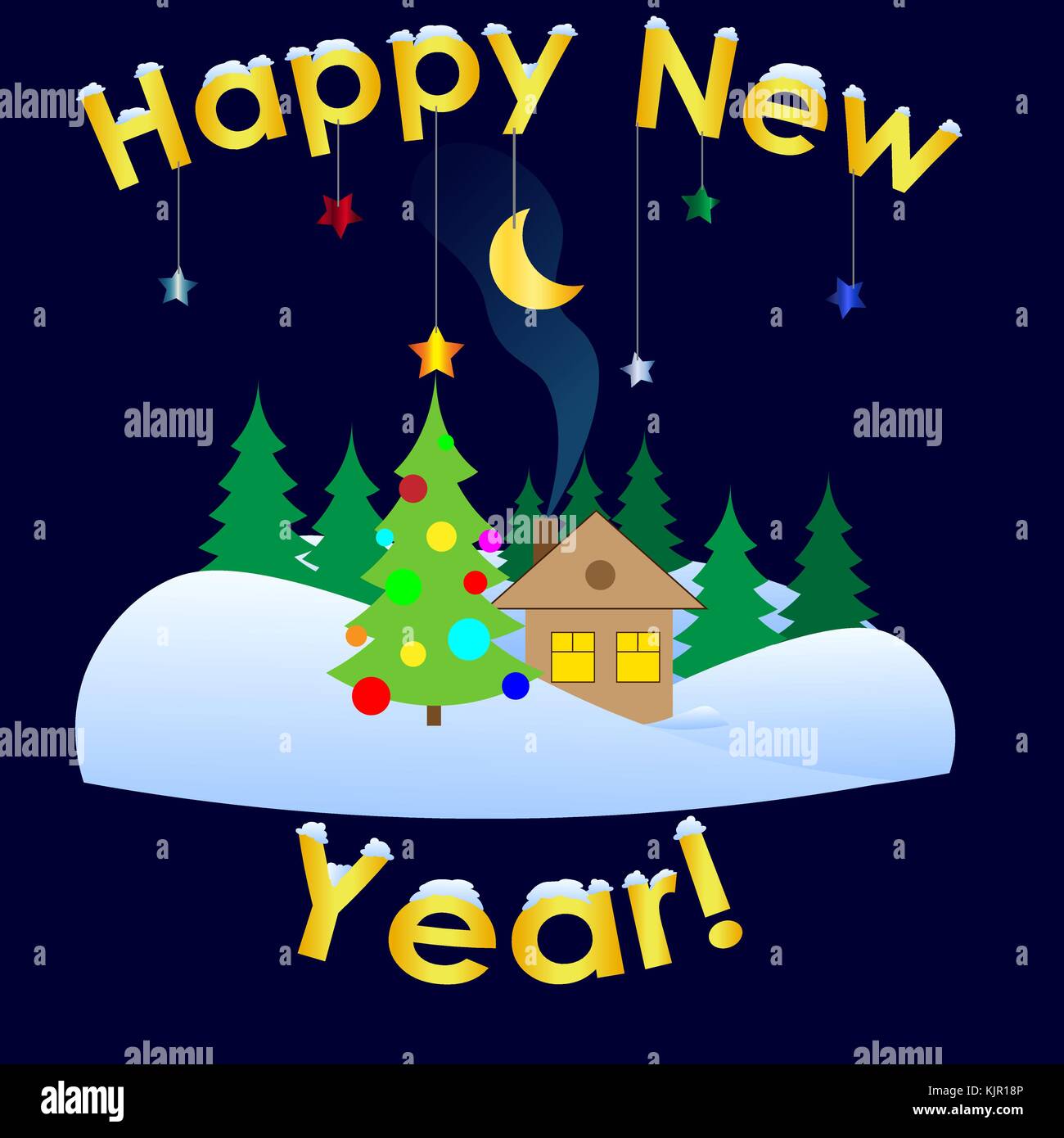 Minimalistic design gift card Stock Vector Images - Alamy