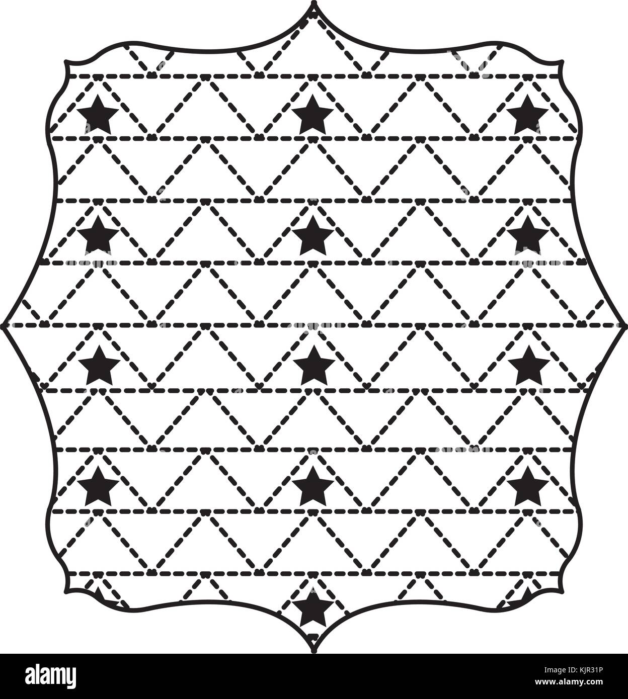 Isolated pattern frame design Stock Vector Image & Art - Alamy