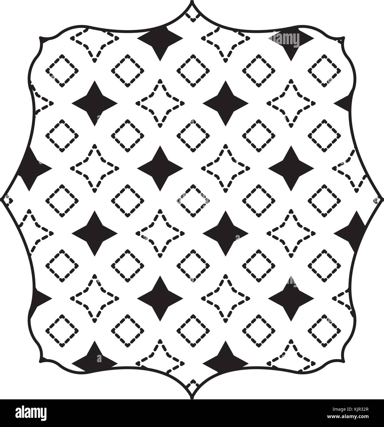 Isolated pattern frame design Stock Vector Image & Art - Alamy