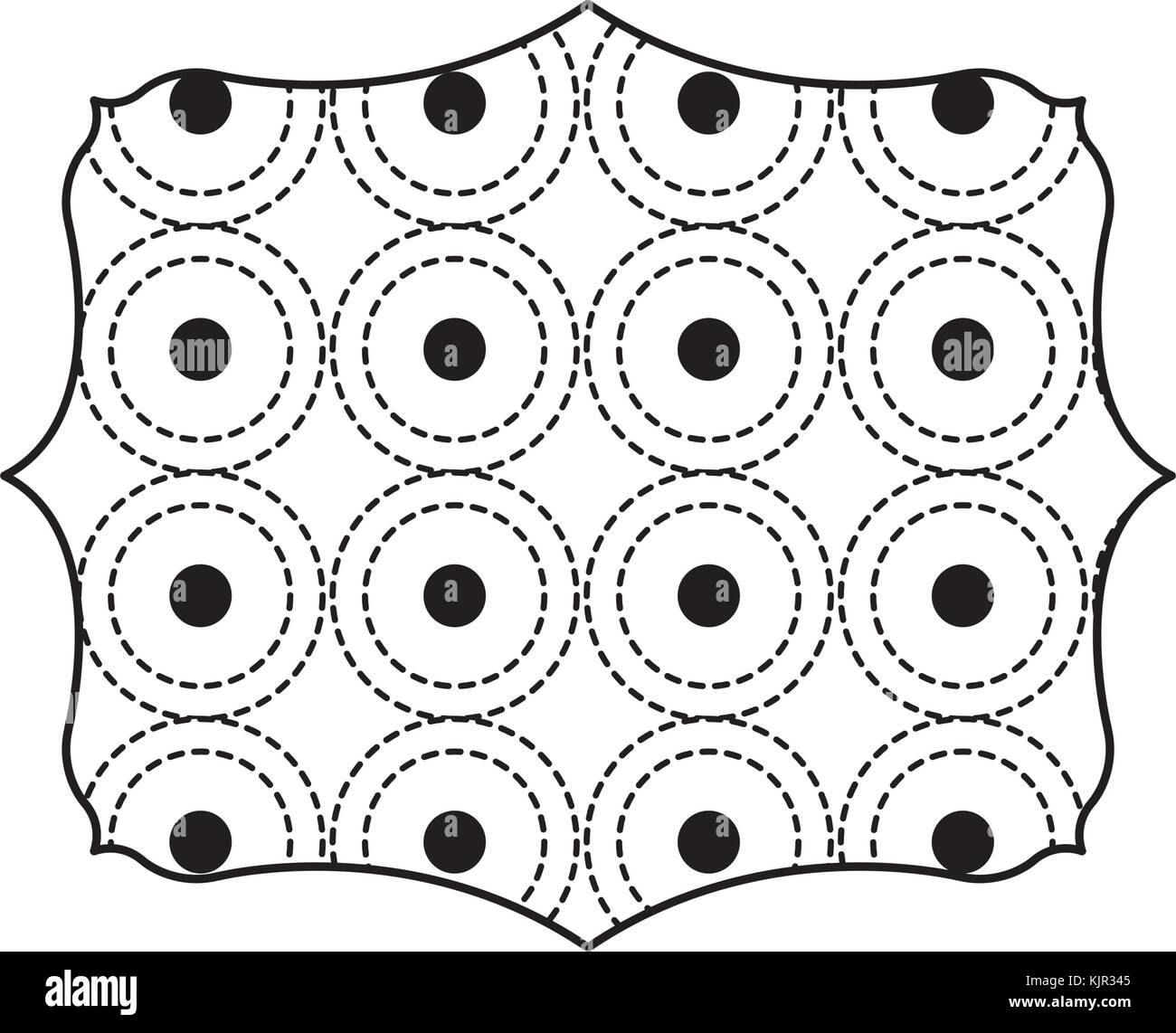 Isolated pattern frame design Stock Vector Image & Art - Alamy